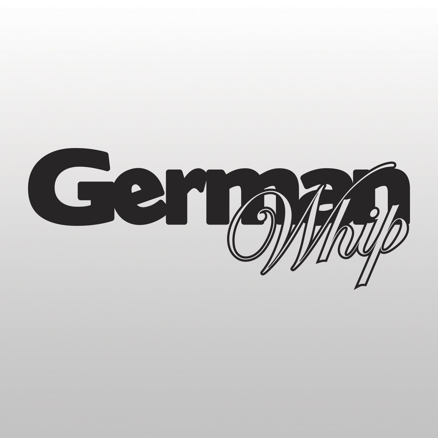 German Whip Car Sticker | Custom Car Stickers